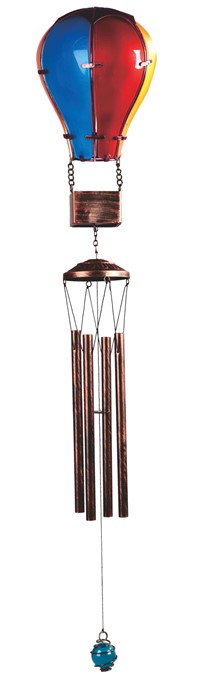 41" Air Balloon Glass Wind Chime | GSC Imports