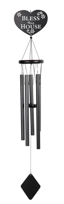 40" Heart Shape Silhouette Chime | GSC Imports