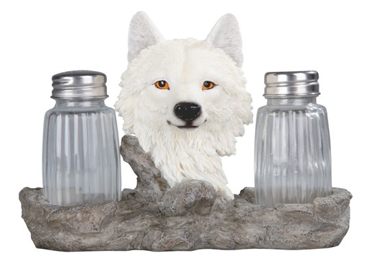 Wolf White Salt & Pepper | GSC Imports