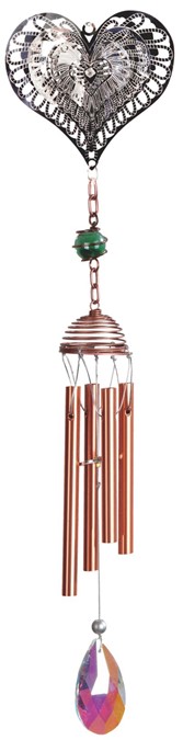 3D Metal Chime-Heart | GSC Imports