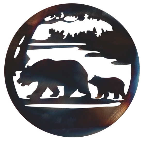 Bear with Cub Wall Plaque | GSC Imports