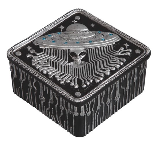 Square Alien Trinket Box | GSC Imports