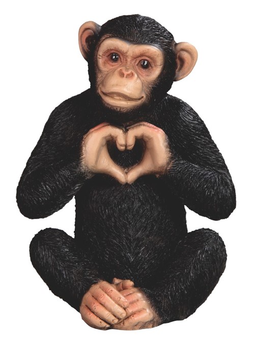 Chimpanzee Posing Heart Sign | GSC Imports